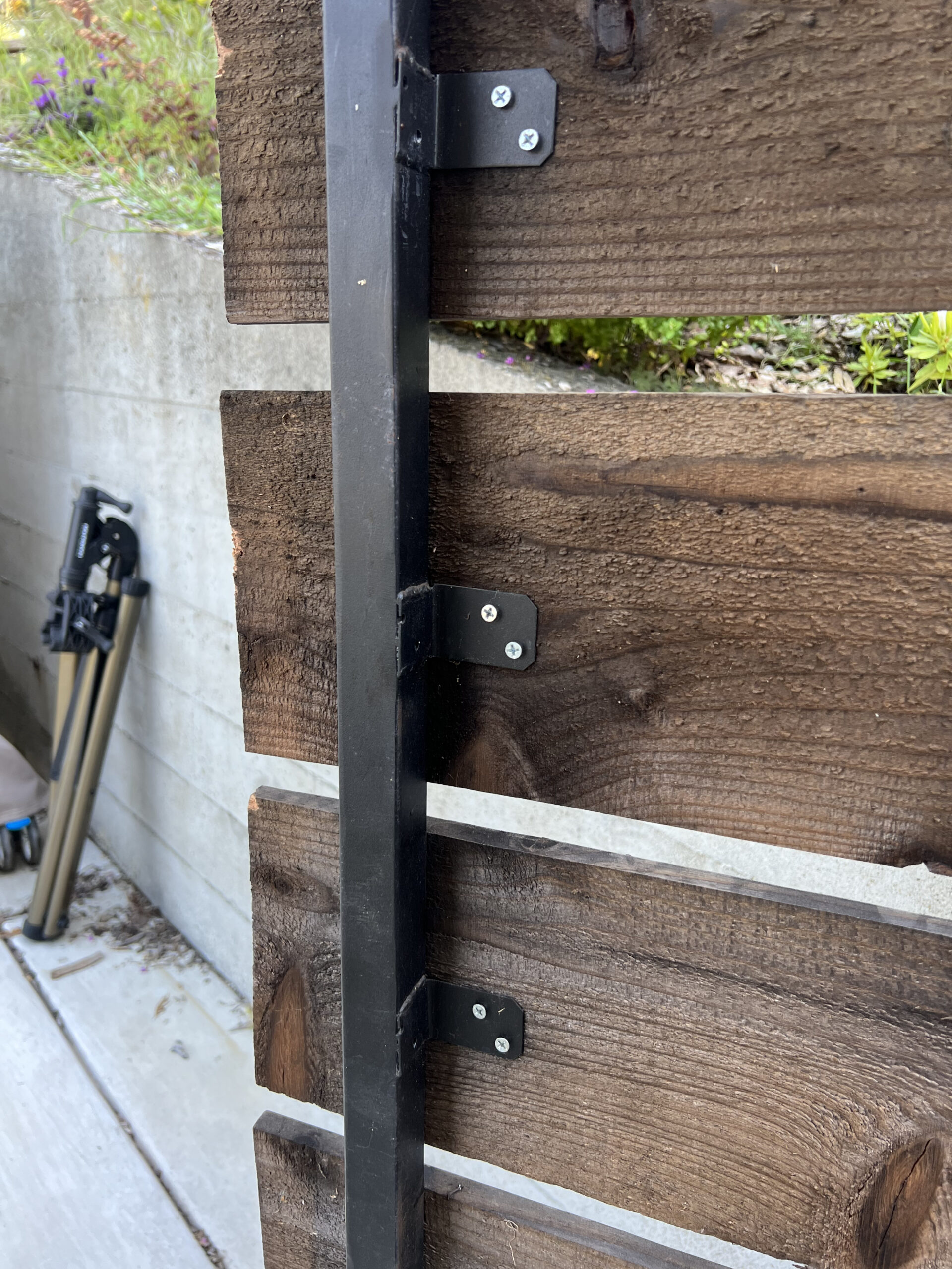 Project: Custom Modern Wood and Metal Fence Gate - Max Kuchen ...